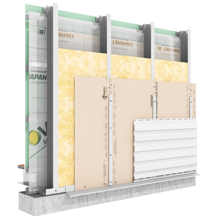 ГСП Ветонит (Гипрок) ветрозащитный GTS-9 ПрК 2700×1200×9,5 мм от ...